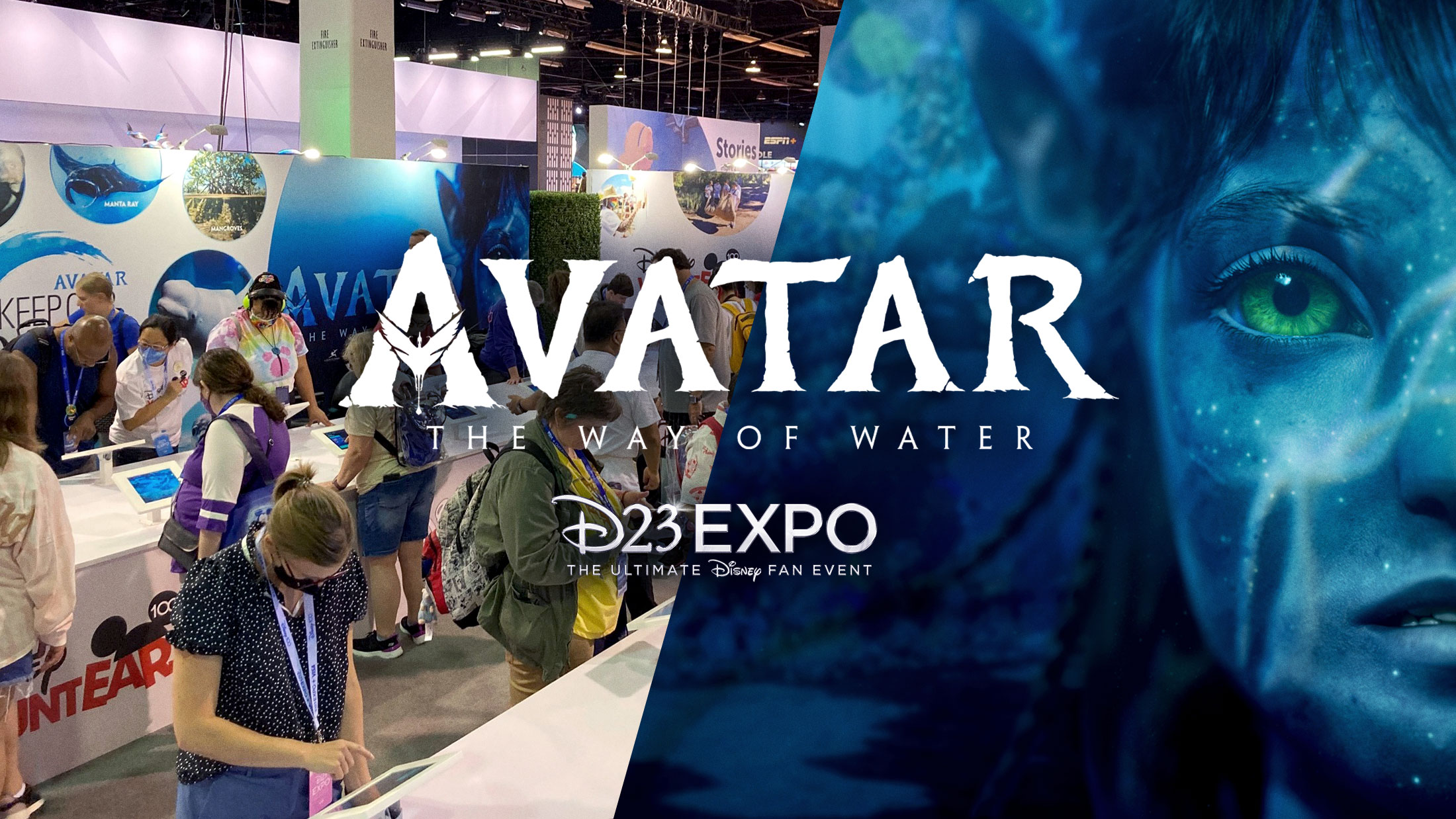 Avatar: The Way of Water Pandora Reef at D23 Expo