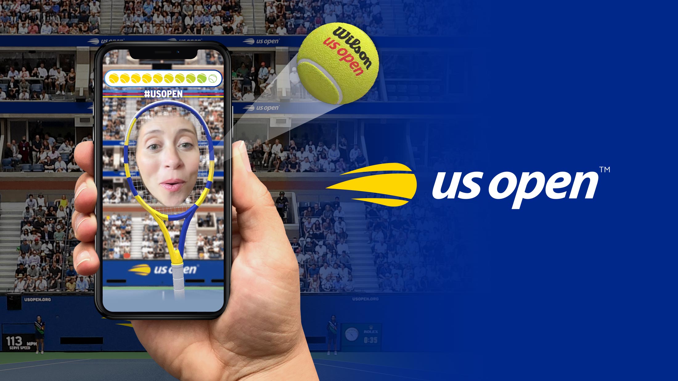 USTA Tennis Racket Social Lens