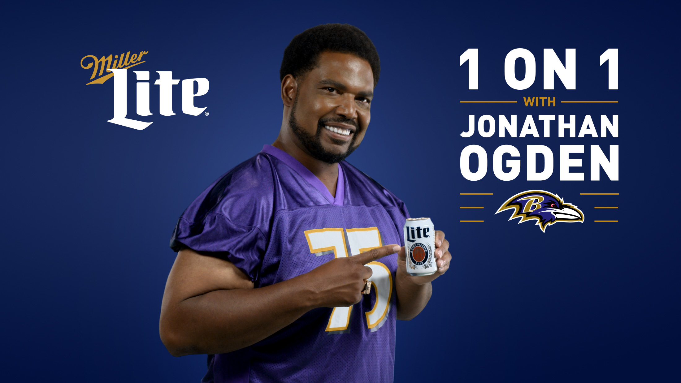 Miller Lite 1 on 1 With Jonathan Ogden