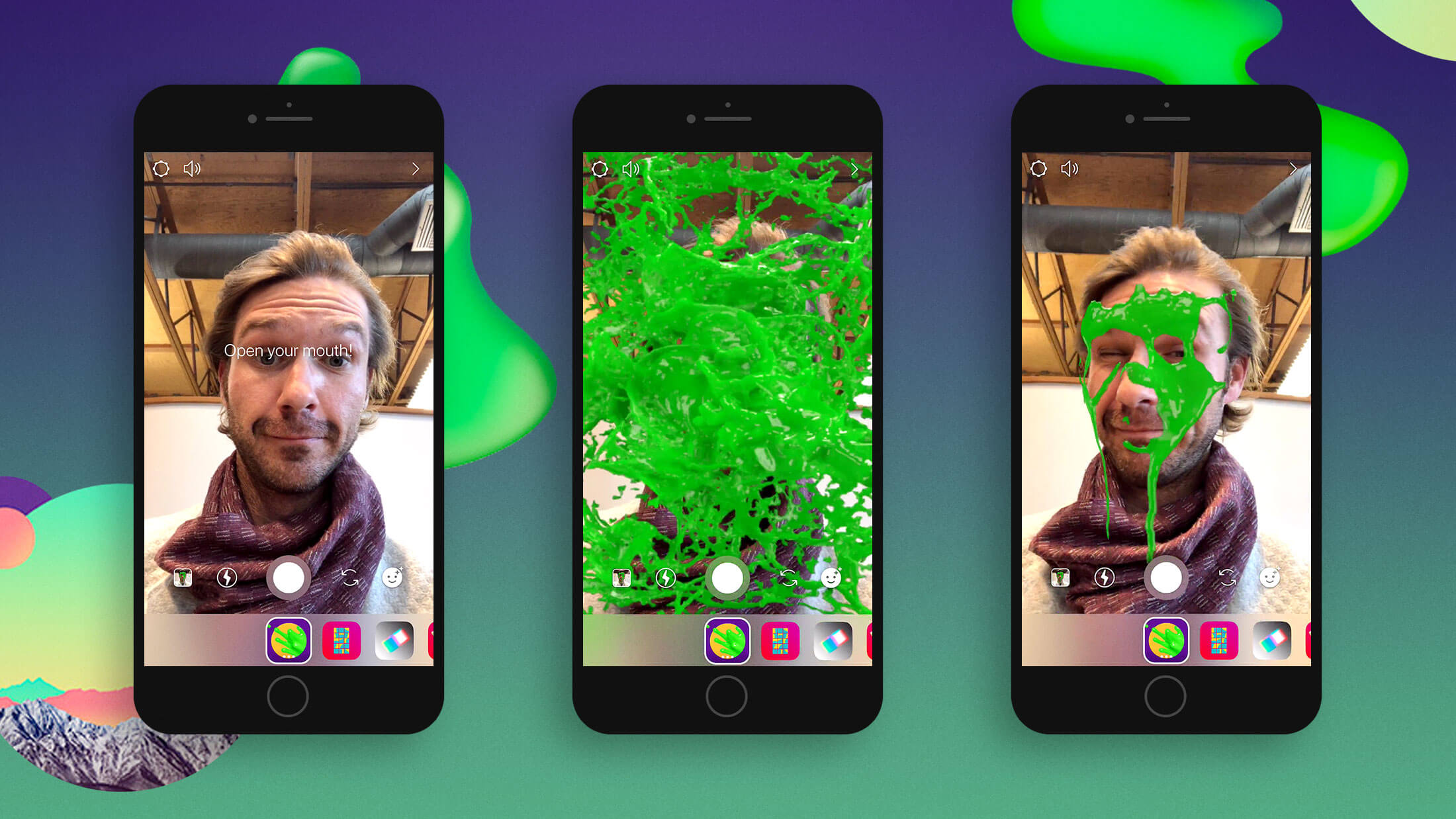 Nickelodeon Slime Instagram Effect