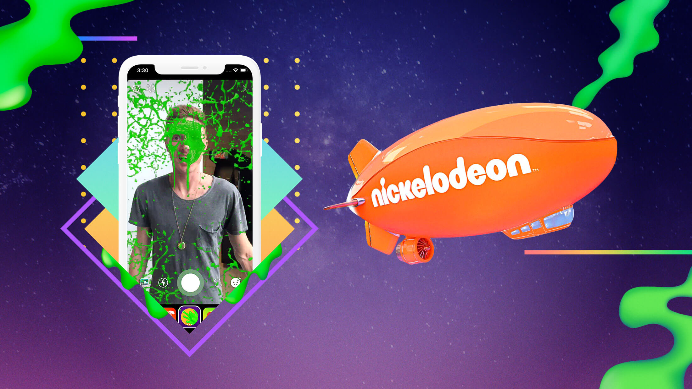 Nickelodeon Slime Instagram Effect
