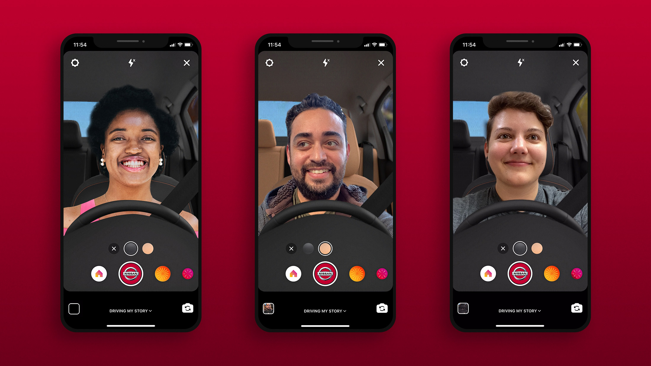 Nissan 'Driving My Story' Social AR