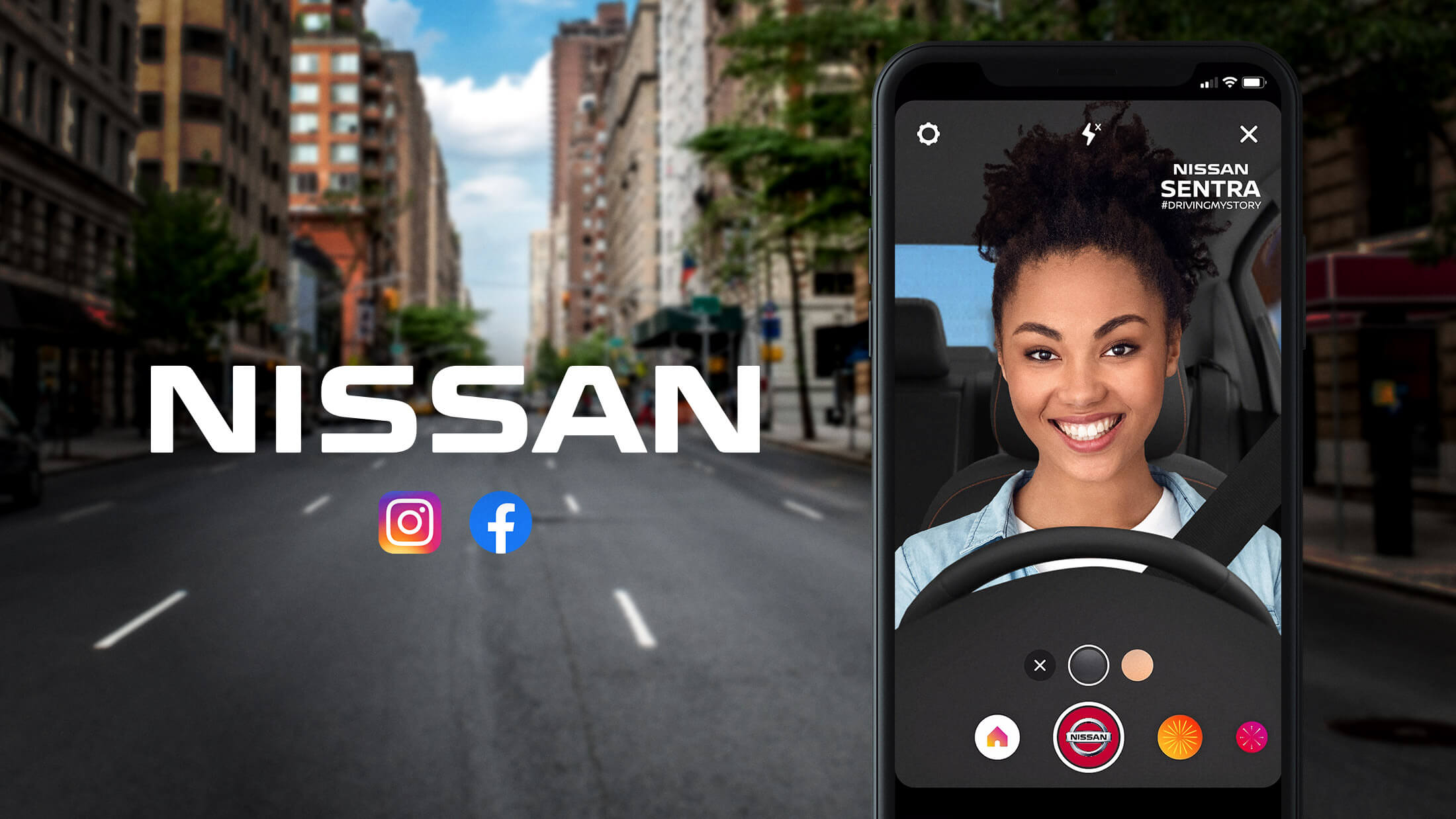 Nissan 'Driving My Story' Social AR