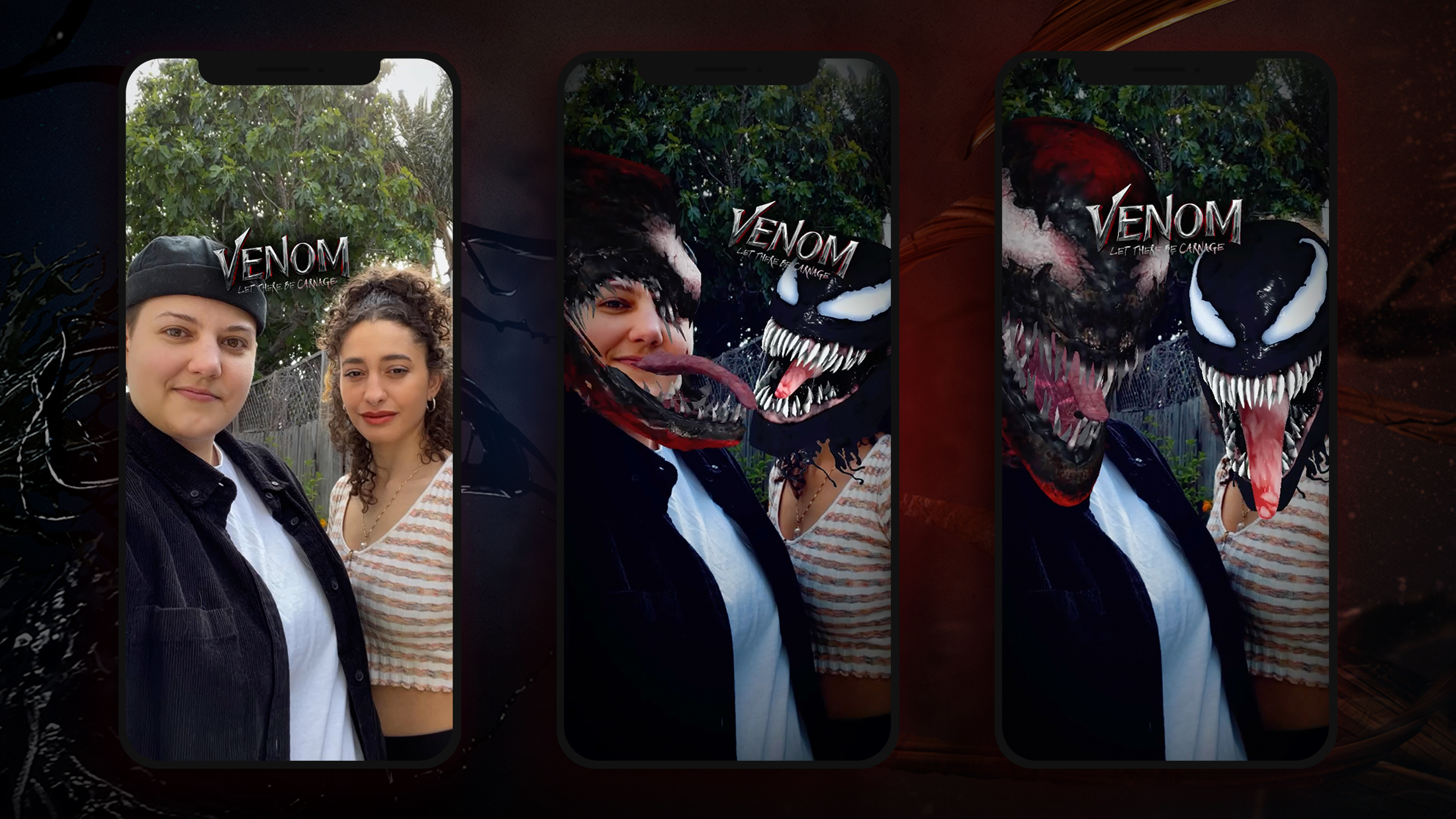 Venom: Let There Be Carnage AR Social Lens