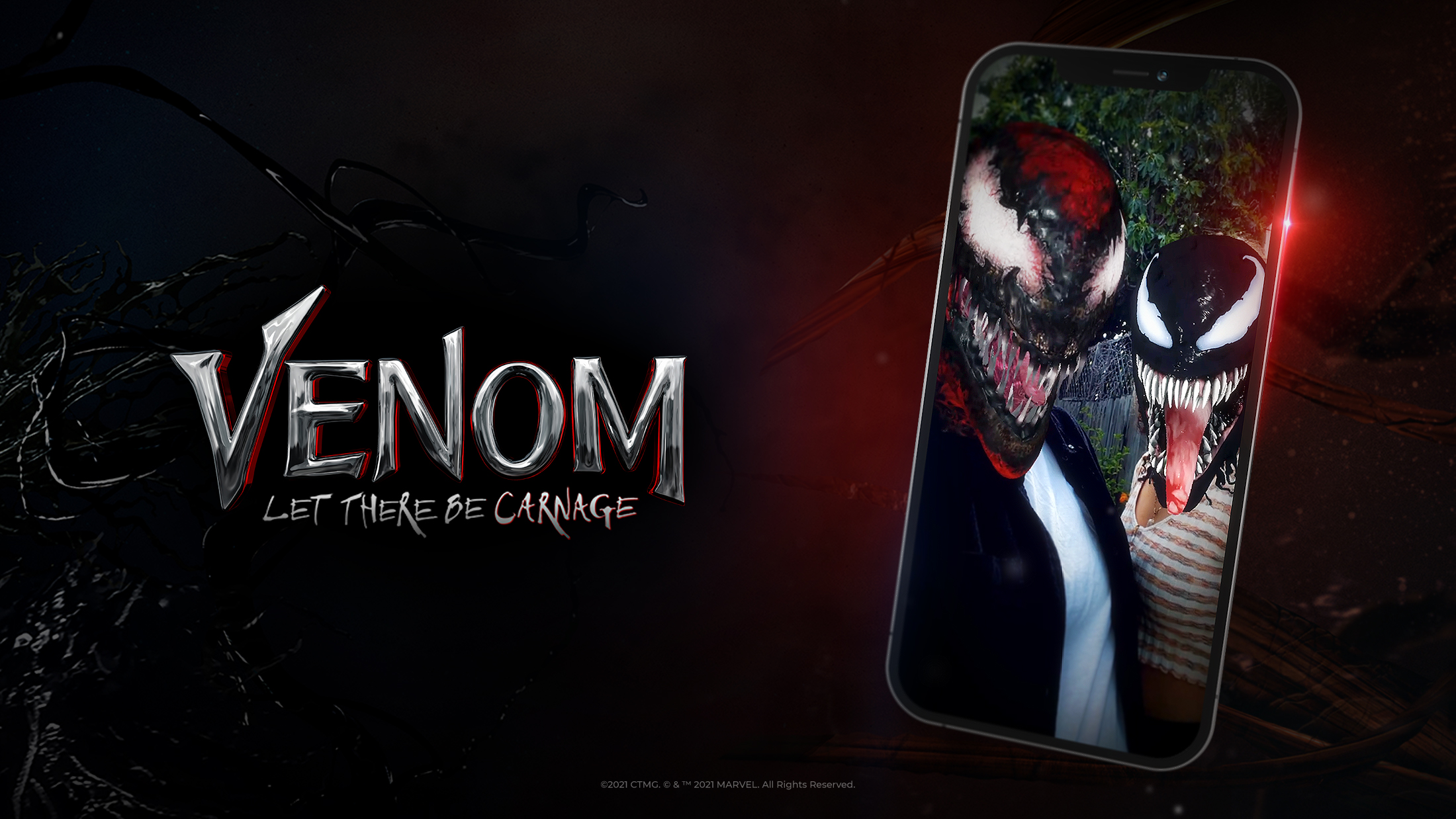 Venom: Let There Be Carnage AR Social Lens