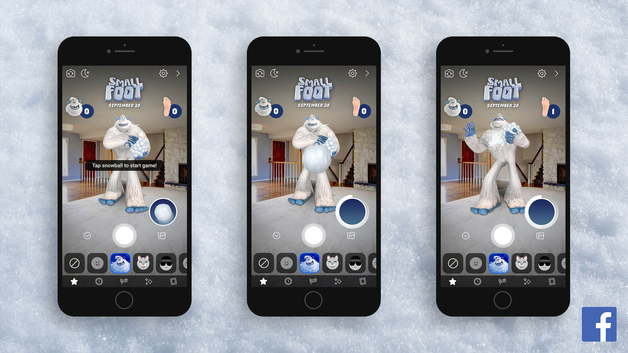 Smallfoot AR Social Campaign