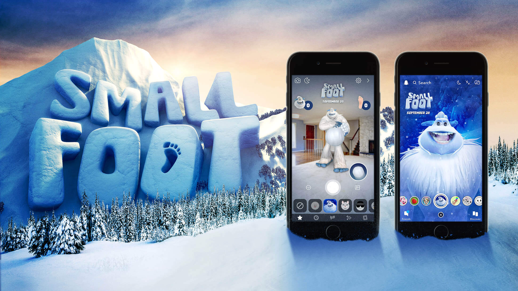 Smallfoot AR Social Campaign