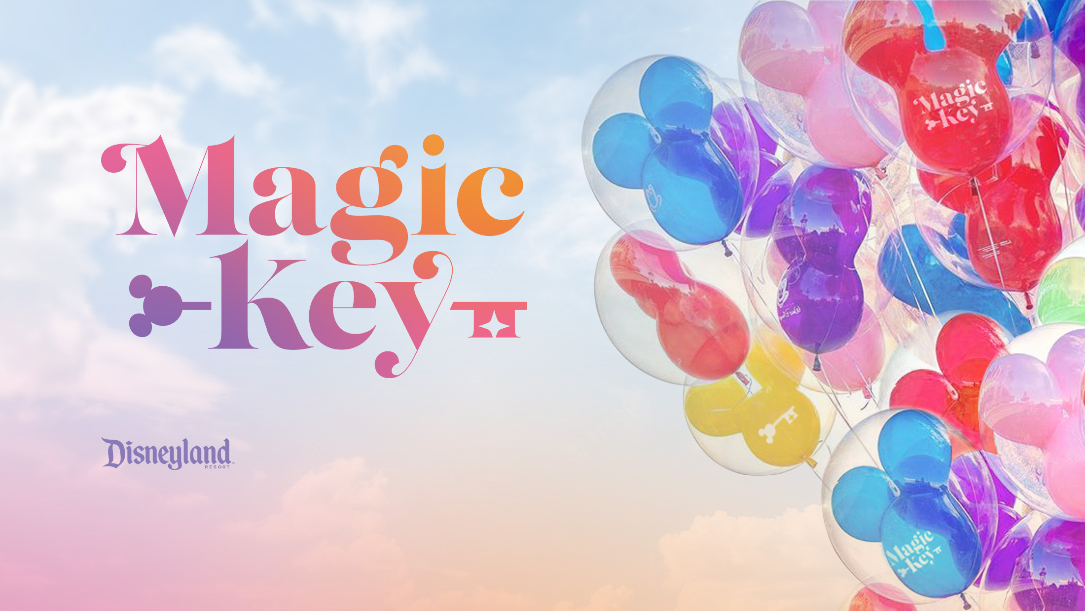 DISNEYLAND MAGIC KEY BALLOONS AR LENS