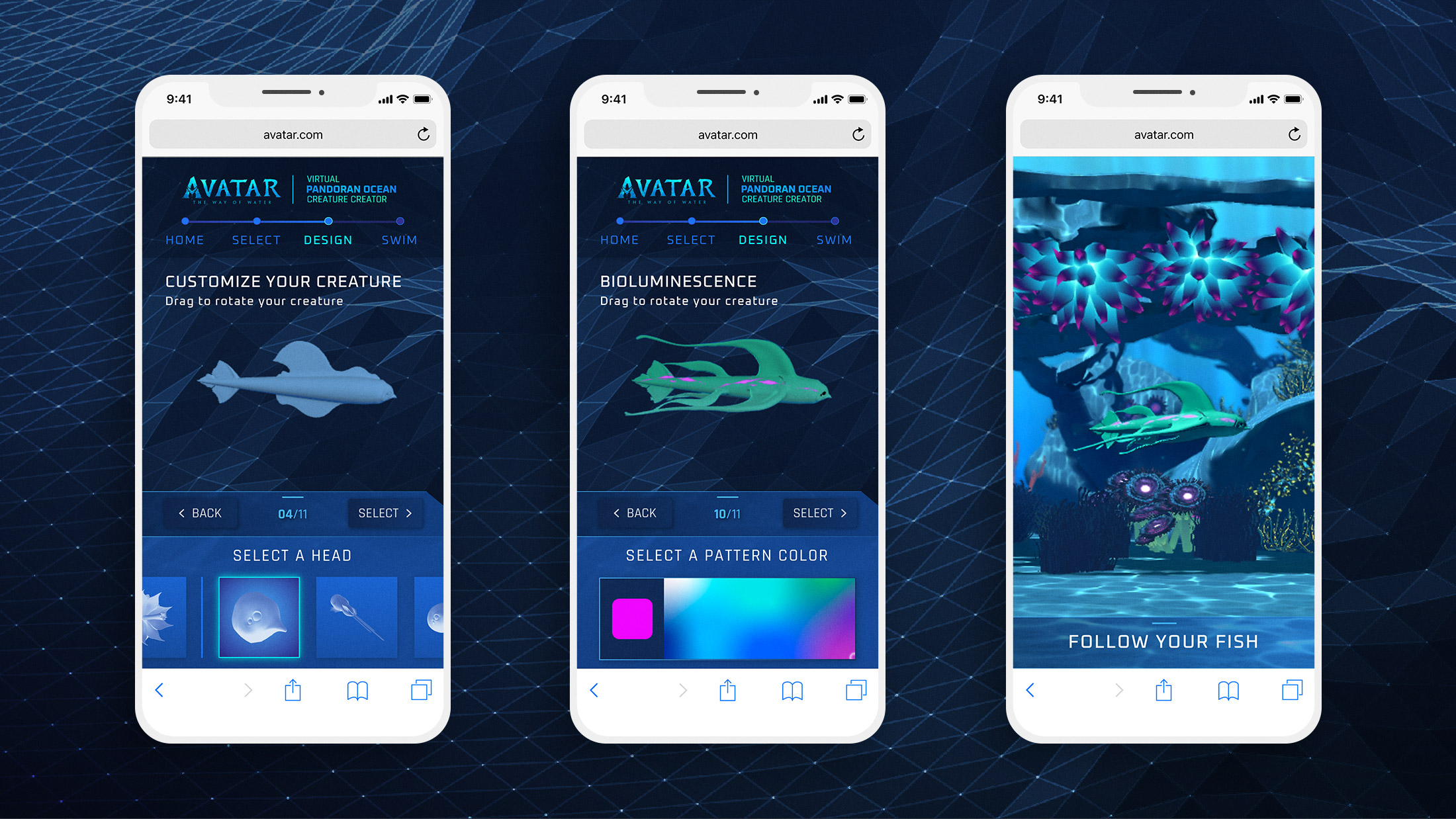 Avatar: The Way of Water Pandora Reef at D23 Expo