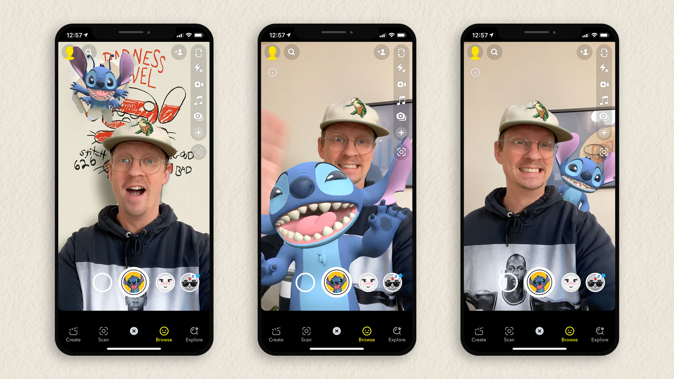 Stitch PhotoPass AR Lens